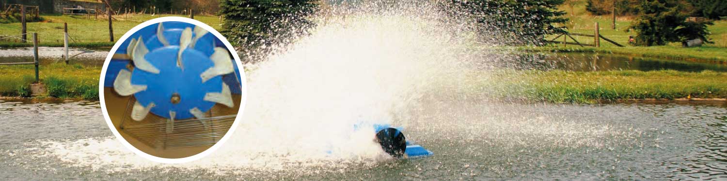 Aeration - Lake & Pond Aerators, Fish Farming - Air Water Fish